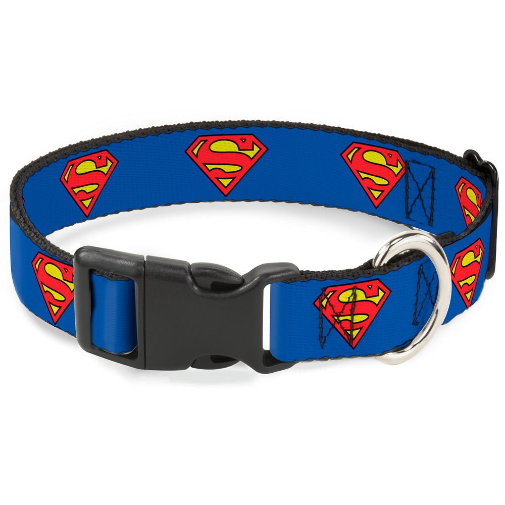 DC Comics Superman Shield Snap Dog Collar - Blue – Wuforia