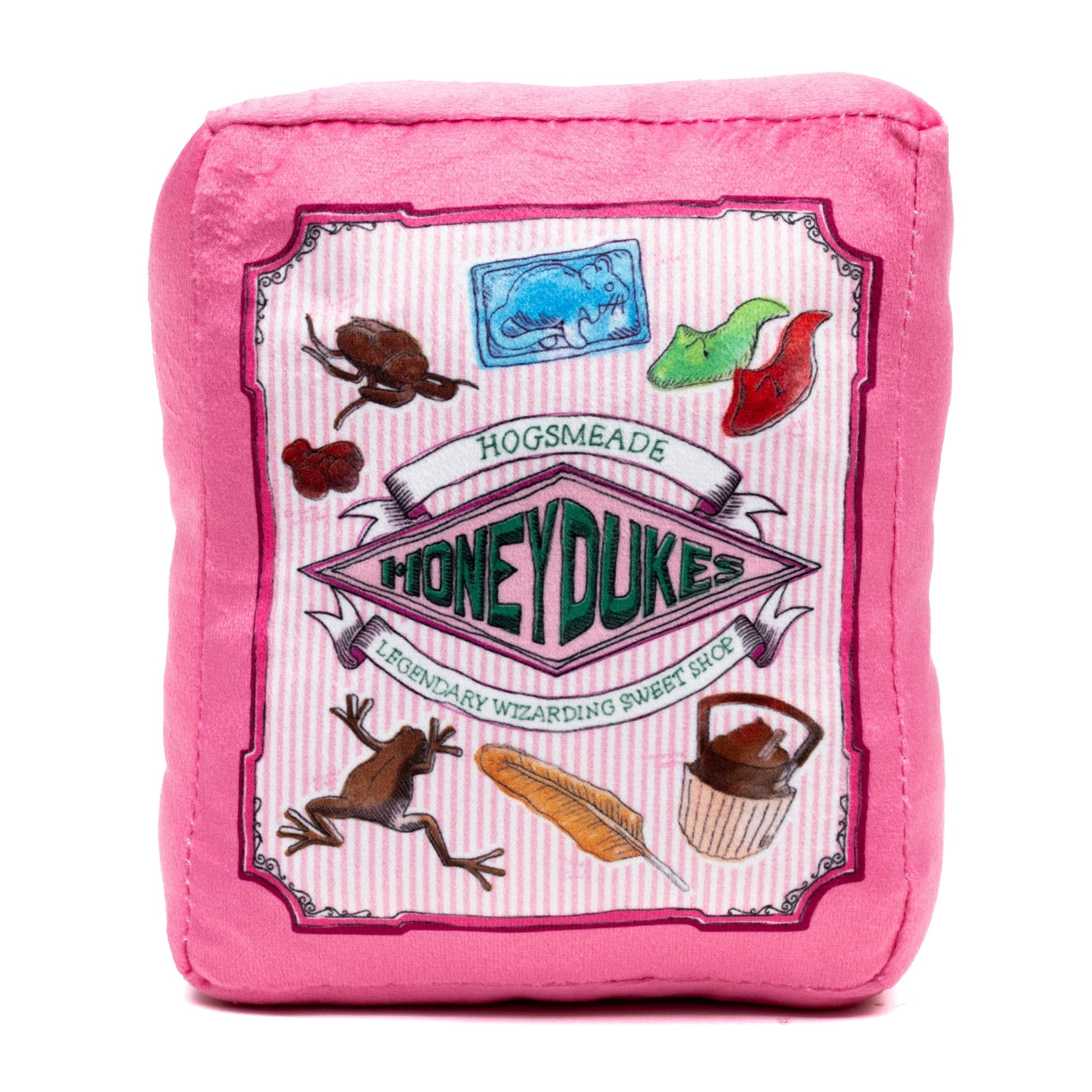 Harry Potter Honeydukes Sweet Shop Candy Box Plush Squeaky Dog Toy ...
