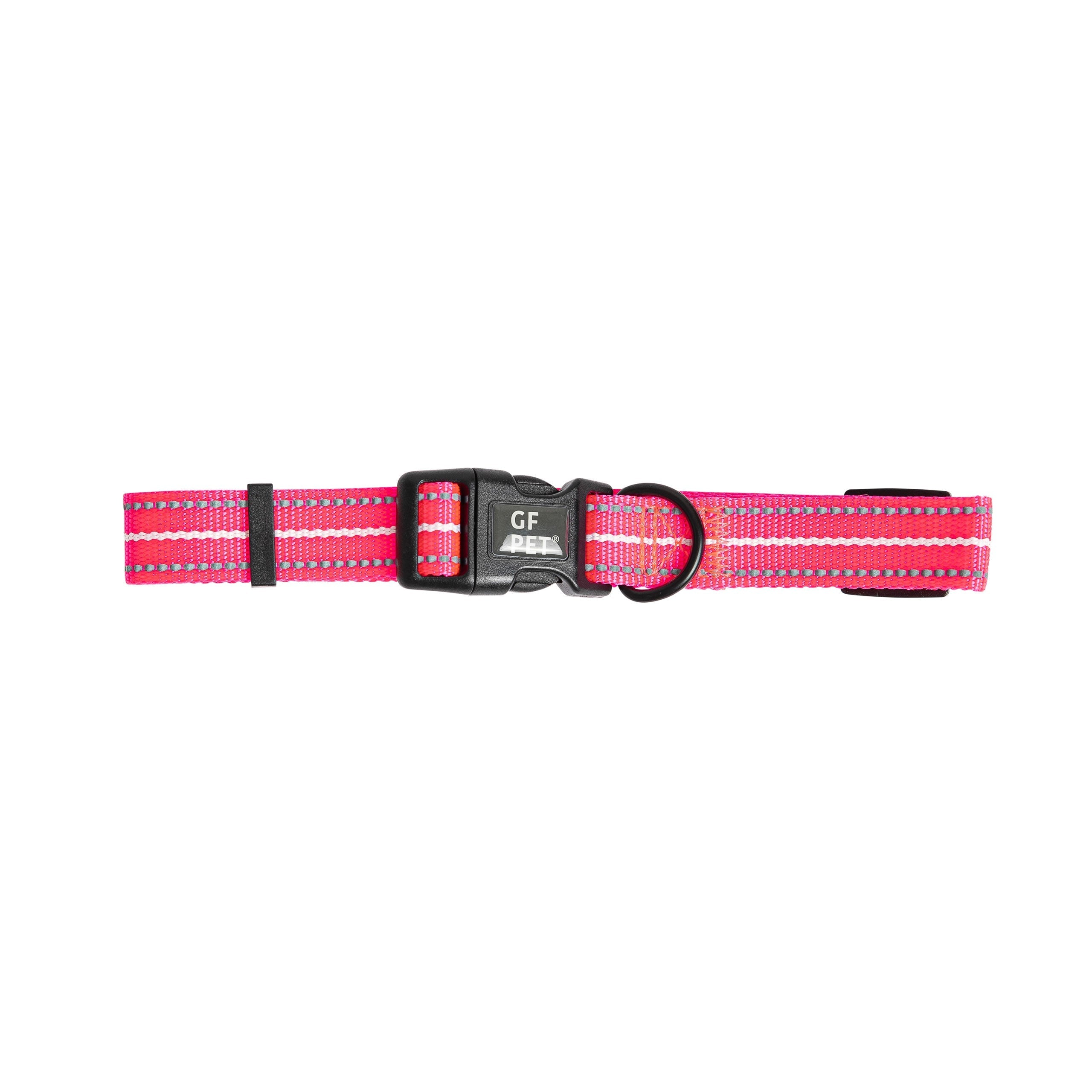 Reflective Dog Collar - Neon Pink – Wuforia
