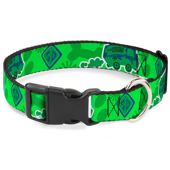 Scooby Doo Mystery Machine Dog Tag Collage Snap Dog Collar – Wuforia