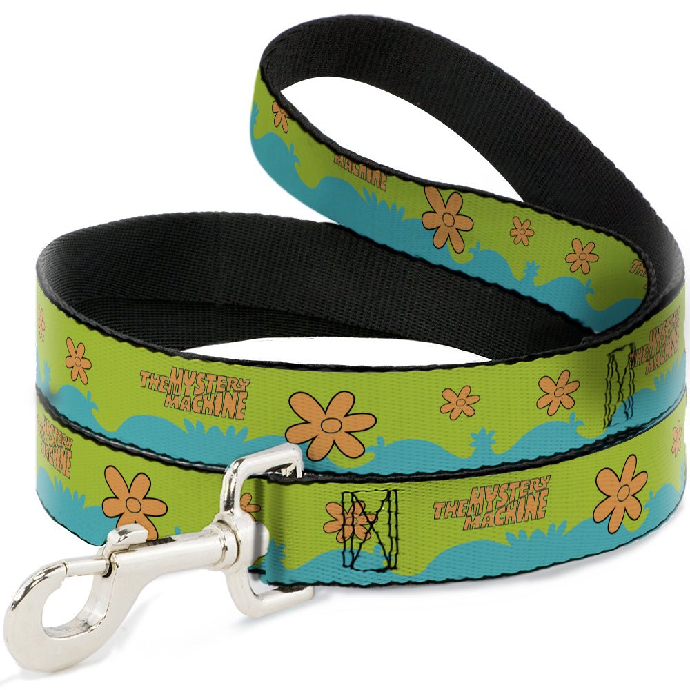Scooby Doo THE MYSTERY MACHINE Paint Job Green/Aqua/Orange Dog Leash ...