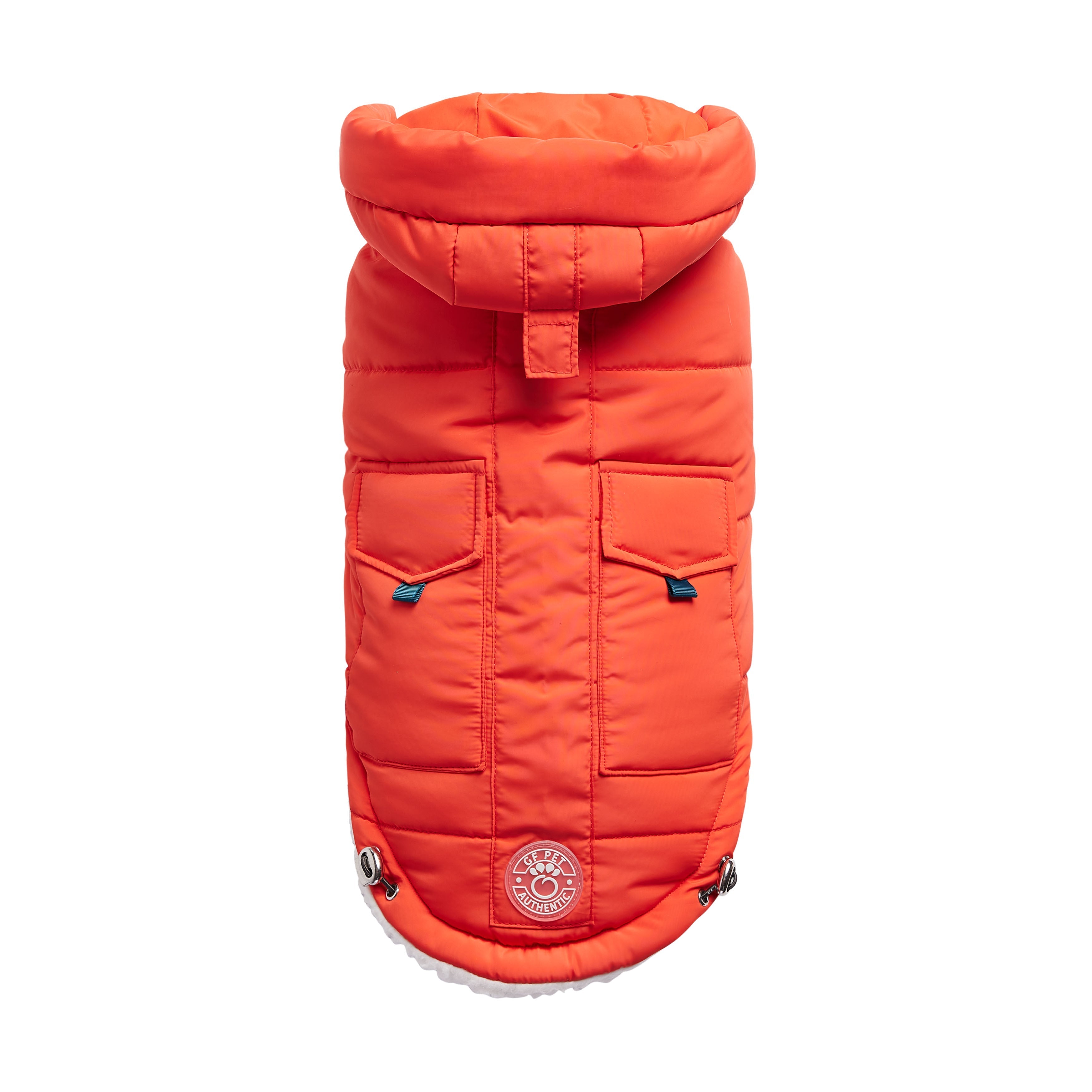 Super Puff Dog Parka Coat - Orange – Wuforia